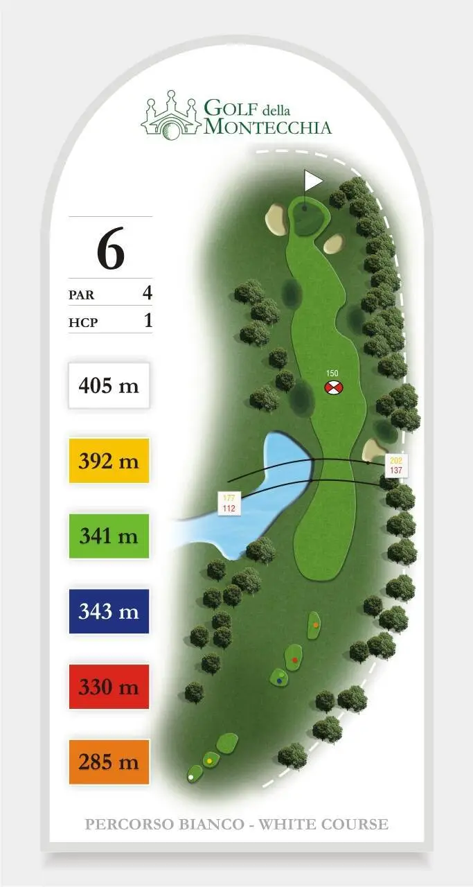 Buca 6 - Golf della Montecchia