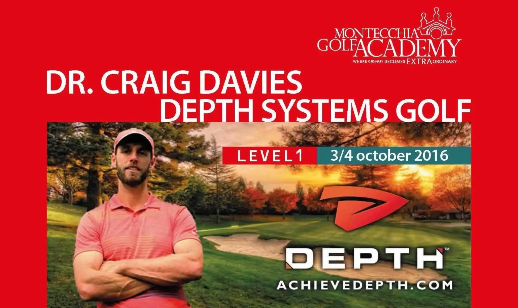 Dr. Craig Davis: DEPTH SYSTEM GOLF Level1 - Golf della Montecchia